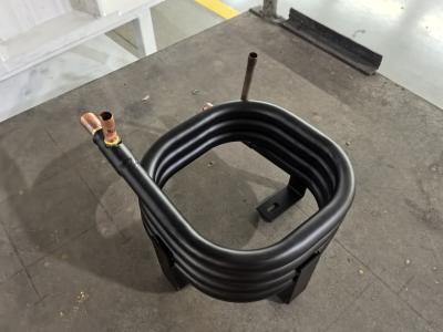 China Inner Tube Material Titanium TA1 Air Dryer Heat Exchanger supporting Refrigerant side Temp range minus 50 degrees Celsius to 150 degrees Celsius for Cooling for sale
