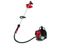 China Gas / Petrol Backpack Brush Cutter with Straight Metal Blade Cutting Type for sale