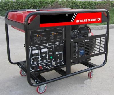 China Electric key start 10kw 10kva Portable Gasoline Generator AC Single Phase Output Type for sale
