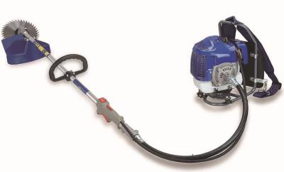 China Professional petrol grass cutting machine with Straight Metal Blade for sale