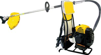 China 33CC 2 Stroke Knapsack petrol strimmer brush cutter , garden grass cutter for sale