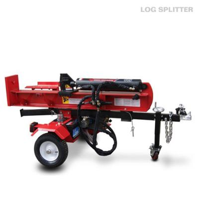 China Diesel engine horizontal vertical Firewood Log Splitter electric start  50 ton for sale