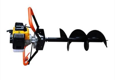 China 2 Man Power Post Hole Digger Auger 68CC WITH Gasoline Powerful Engine for sale