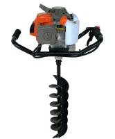 China 2 Stroke Gasoline Powered Earth ground hog post hole digger with Metal Material for sale