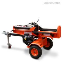 China Horizontal Firewood log splitter 22 Ton gasoline engine 6.5HP four strokes for sale