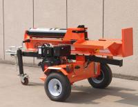 China 42T Fluid Pressure Firewood Log Splitter with Gasoline engine / recoil / electric start for sale