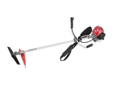China Rapid Acceleration Petrol Brush Cutter With Straight Metal Blade Easy To Start for sale