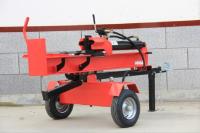China 26T Firewood Processor Log Splitter 6.5hp Wood Splitting Machine 2 Handle Operated for sale