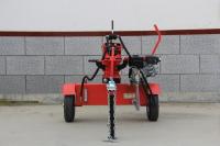 China 26T Firewood Processor Log Splitter 6.5hp Wood Splitting Machine 2 Handle Operated for sale