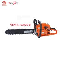China 2 Stroke Small Gas Chainsaw / Single Cylinder Gas Pole Chain Saw 62cc for sale