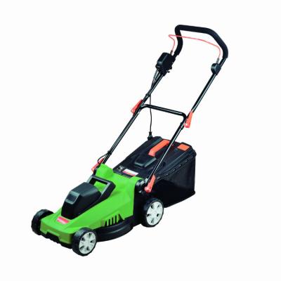 China Garden Tools 35cm Smart Metal Lawn Mower 1400W With Anti - Vibration System for sale