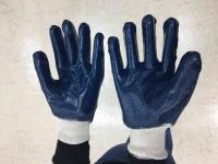 China Construction Cotton Work Glove / Latex Surface Mens Gardening Gloves for sale