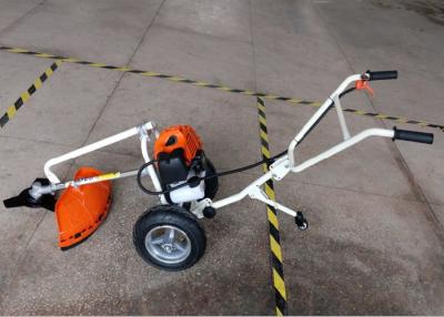 China Agriculture Hand Held Brush Cutter , Straight Shaft Gasoline Brush Cutter for sale