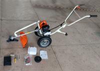 China 2 Stroke Gasoline Petrol Brush Cutter With 3T Metal Blade Strong Power for sale