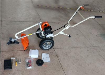 China 2 Stroke Gasoline Petrol Brush Cutter With 3T Metal Blade Strong Power for sale