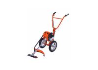 China Petrol Power Hand Push Grass Cutter With 3T Metal Blade 43cc 62x47x32cm for sale
