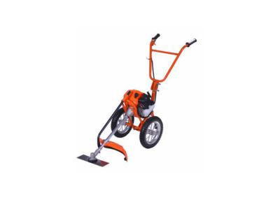 China Petrol Power Hand Push Grass Cutter With 3T Metal Blade 43cc 62x47x32cm for sale