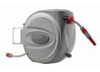 China Auto Rewind Retractable Water Hose Reel With PP Case Easily Mounted On Wall for sale