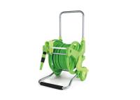 China Garden Retractable Water Hose Reel Cart With 45m PVC Hose Material for sale