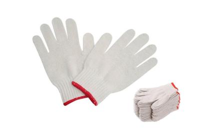 China Customized Cotton Gloves 13 Gauge Working Glove Packing With Woven Bag for sale