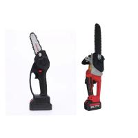 China Cordless 2000mAh Battery Powered Chainsaw 8 Inch Chainsaw For Tree Cutting for sale