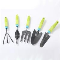 China 5 Piece Shovel Rake Garden Tools Set Garden Planting Tools For Balcony Flowers for sale