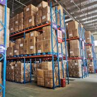 China Custom Color Heavy Duty Pallet Rack Shelving Warehouse Storage Powder Coated Finish for sale
