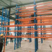 China Custom Color Heavy Duty Pallet Rack Shelving Warehouse Storage Powder Coated Finish for sale