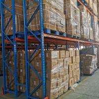 China Steel Q235 Warehouse Pallet Racking Customized Width Large Capacity Storage Shelves for sale