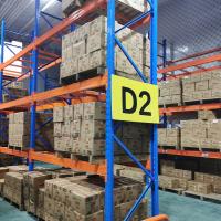 China Steel Q235 Warehouse Pallet Racking Customized Width Large Capacity Storage Shelves for sale