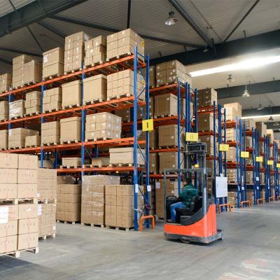 China Steel Warehouse Pallet Shelving 1.5-2.5mm Depth Industrial Pallet Racks Corrosion Protection for sale
