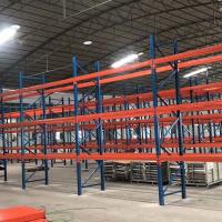 China Steel Warehouse Pallet Shelving 1.5-2.5mm Depth Industrial Pallet Racks Corrosion Protection for sale