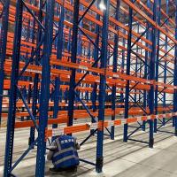 China Powder Coated Warehouse Racking Systems with Adjustable Heights for sale