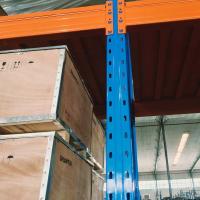 China Customized Warehouse Pallet Rack With Orange Industrial Adjustable Heavy Duty Racks for sale