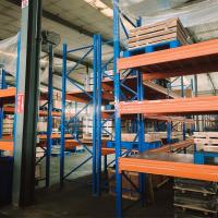 China Customized Warehouse Pallet Rack With Orange Industrial Adjustable Heavy Duty Racks for sale
