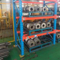 China Industrial Warehouse Storage Blue Warehouse Rack For Your Requirements for sale