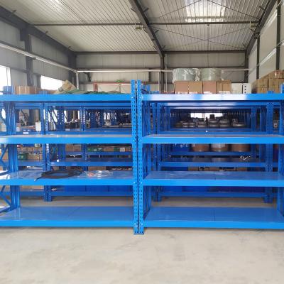 China Wholesale Warehouse Storage Rack Industrial Boltless / Rivet Shelving Corrosion Protection for sale