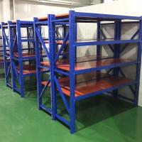 China 5Tier Adjustable Warehouse Boltless Metal Shelving Units Rivet Rack Steel Shelving for sale