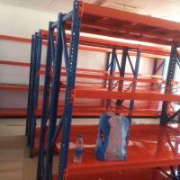China Industrial Rivet Shelving 5 Tier Warehouse Storage Rack With Powder Coating Finish OEM for sale