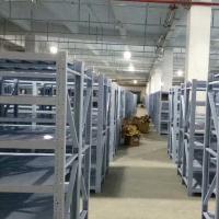 China Industrial Rivet Shelving 5 Tier Warehouse Storage Rack With Powder Coating Finish OEM for sale