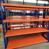 China Metal Construction Warehouse Storage Rack Indoor Use With Adjustable Shelves for sale