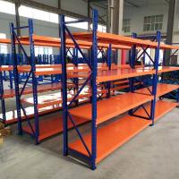 China Metal Construction Warehouse Storage Rack Indoor Use With Adjustable Shelves for sale