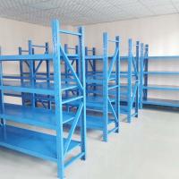China 5Layer Medium Duty Metal Warehouse Storage Rack 100kg-500KG/Layer Weight for sale