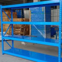 China Adjustable Shelves Metal Storage Rack Medium Duty Industrial Rivet Shelving Five Layer for sale