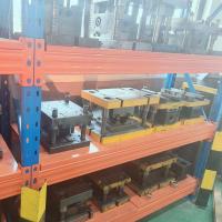 China 5 Shelves Warehouse Storage Rack Metal Boltless Industrial Shelving Customized Width for sale