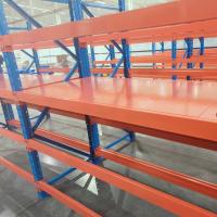 China 5 Shelves Warehouse Storage Rack Metal Boltless Industrial Shelving Customized Width for sale