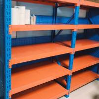 China Customized Warehouse Shelving Storage Rack Boltless / Rivet Design for sale
