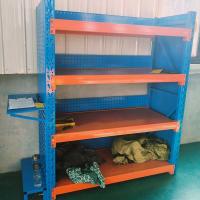 China Customized Warehouse Shelving Storage Rack Boltless / Rivet Design for sale
