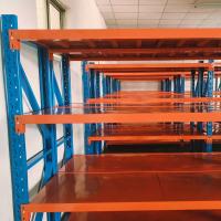 China Customized Warehouse Shelving Storage Rack Boltless / Rivet Design for sale
