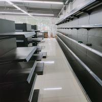 China Customized Load Supermarket Metal Rack For Retail Shops Long Lasting Construction for sale